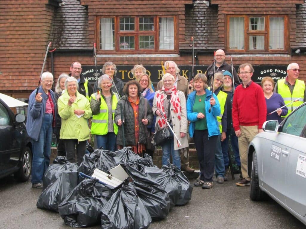 What on Earth? Litter pick finds rubbish items around village