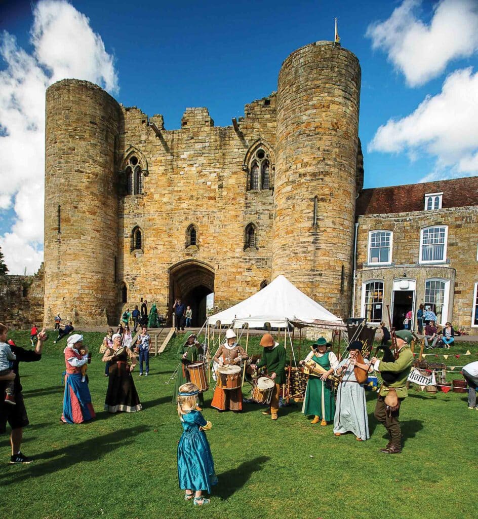 History comes alive at Tonbridge Castle