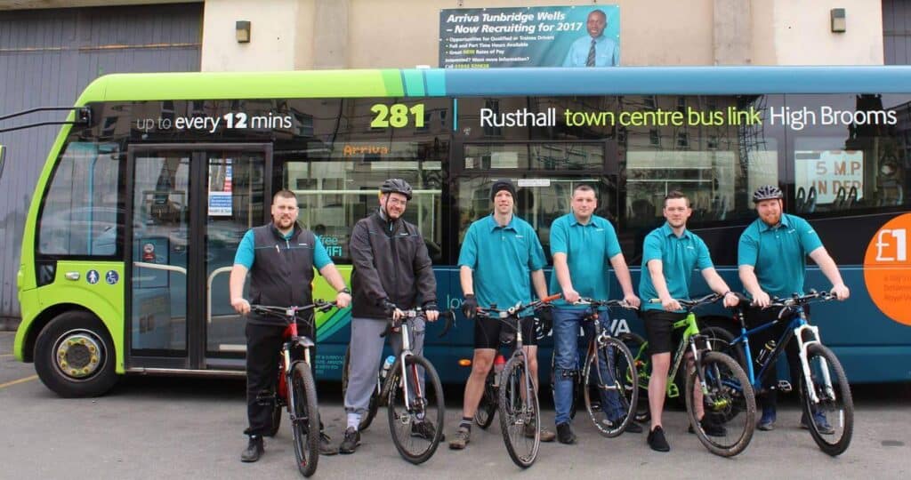 Are two wheels better than four? Arriva drivers test cycle skills