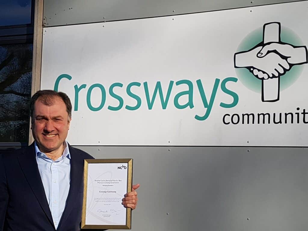 Top award for Crossways in fight to end stigma around mental illness
