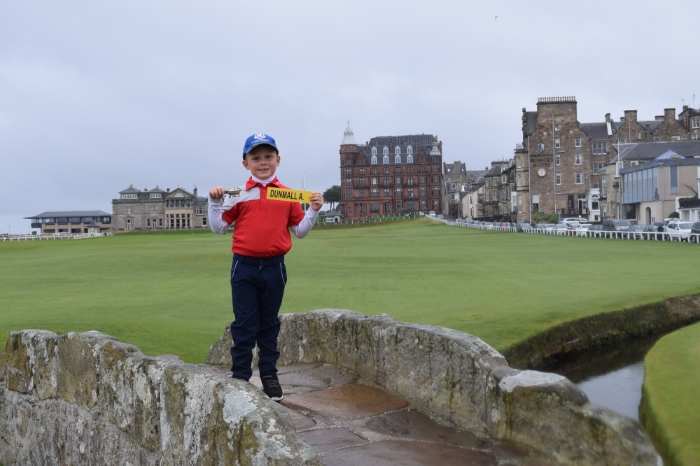 Six-year-old Tonbridge golfer flies the flag in Europe