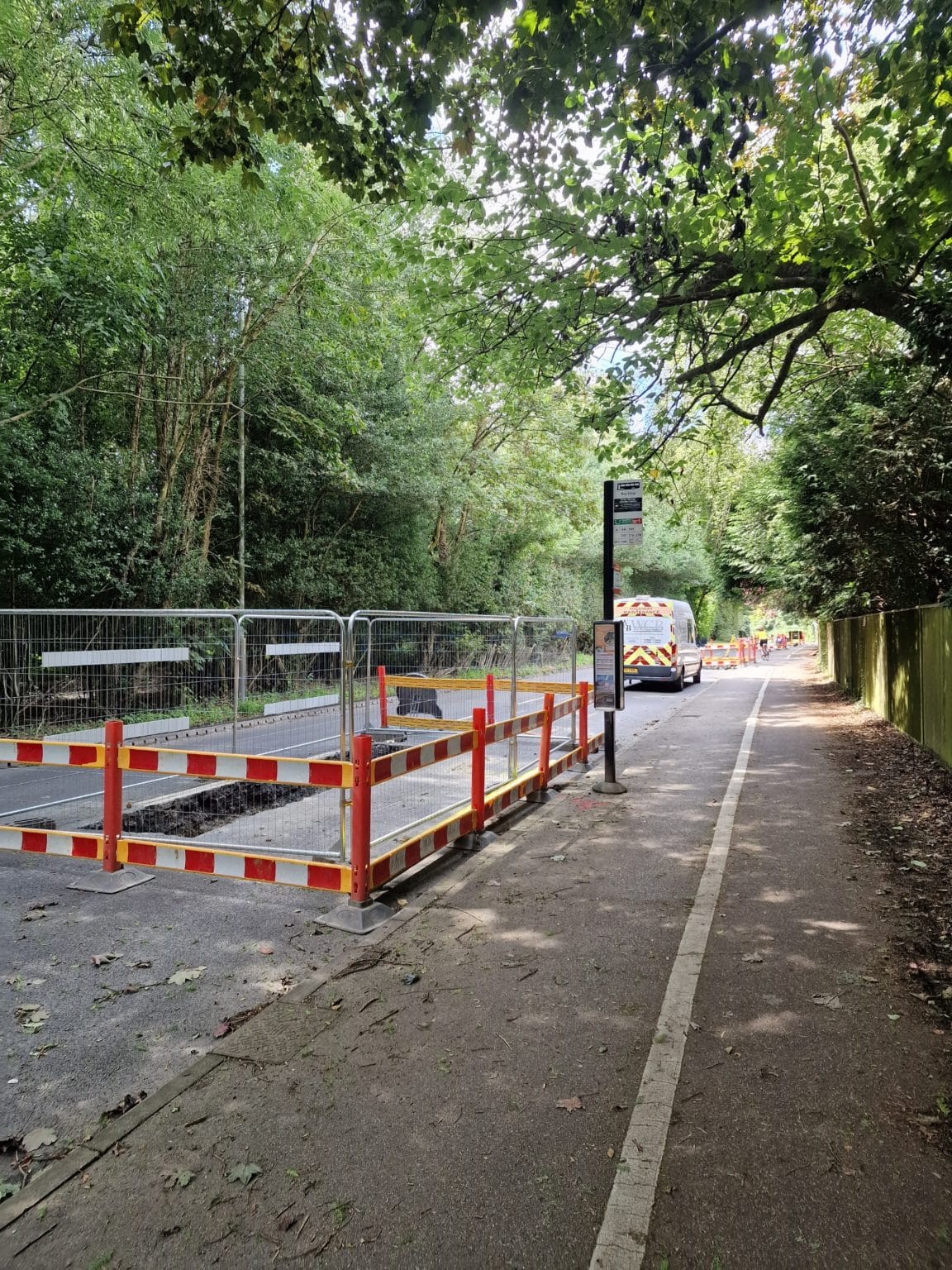 ‘Great progress’ on Pembury Road gas works